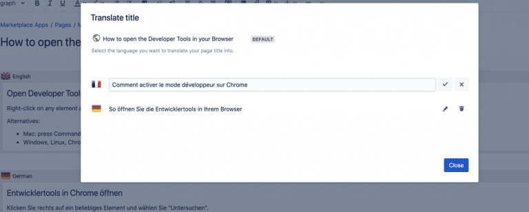 How to Use Confluence in Multiple Languages | bitvoodoo apps