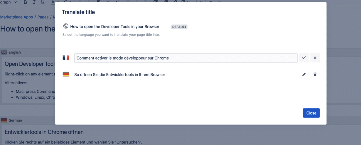 How to Use Confluence in Multiple Languages | bitvoodoo apps