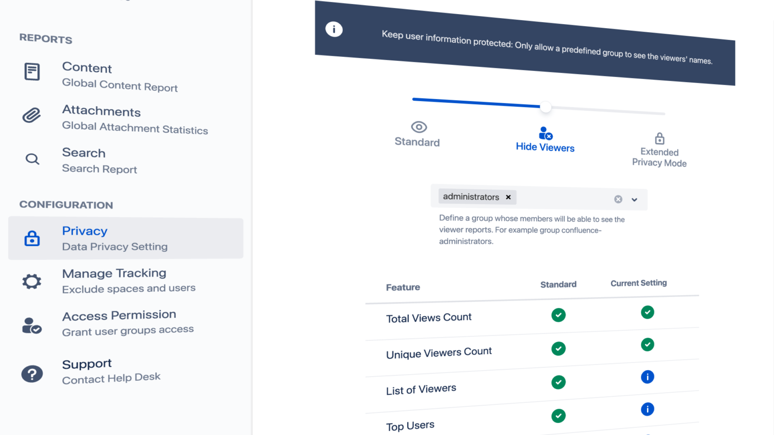 Viewtracker - Analytics for Confluence | bitvoodoo apps