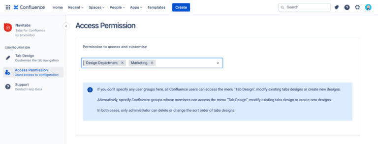 Navitabs Cloud: Customized Tab Designs in Confluence | bitvoodoo apps