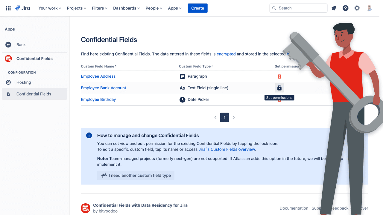 Data Security with Confidential Fields in Jira Cloud