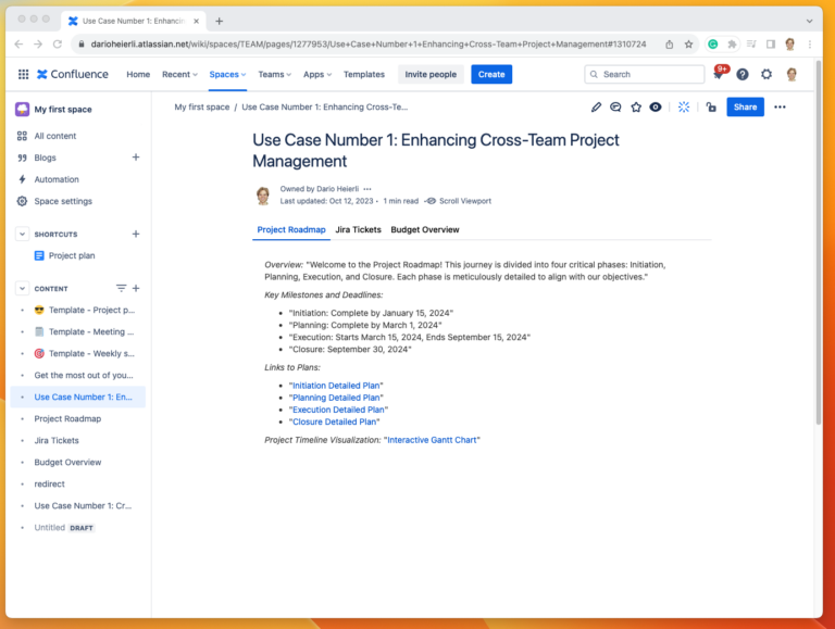 How to Organize Confluence Pages with Confluence Tabs | bitvoodoo apps