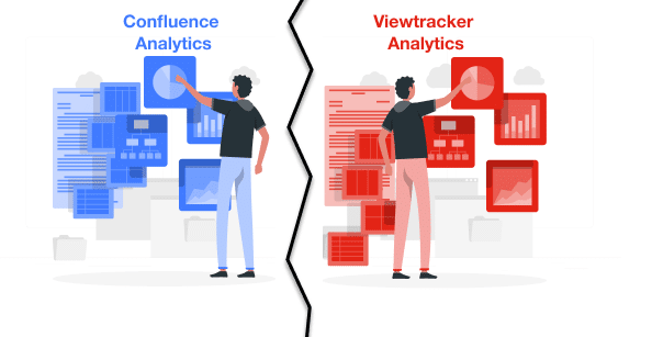 Viewtracker Analytics vs. Confluence’s built-in Analytics