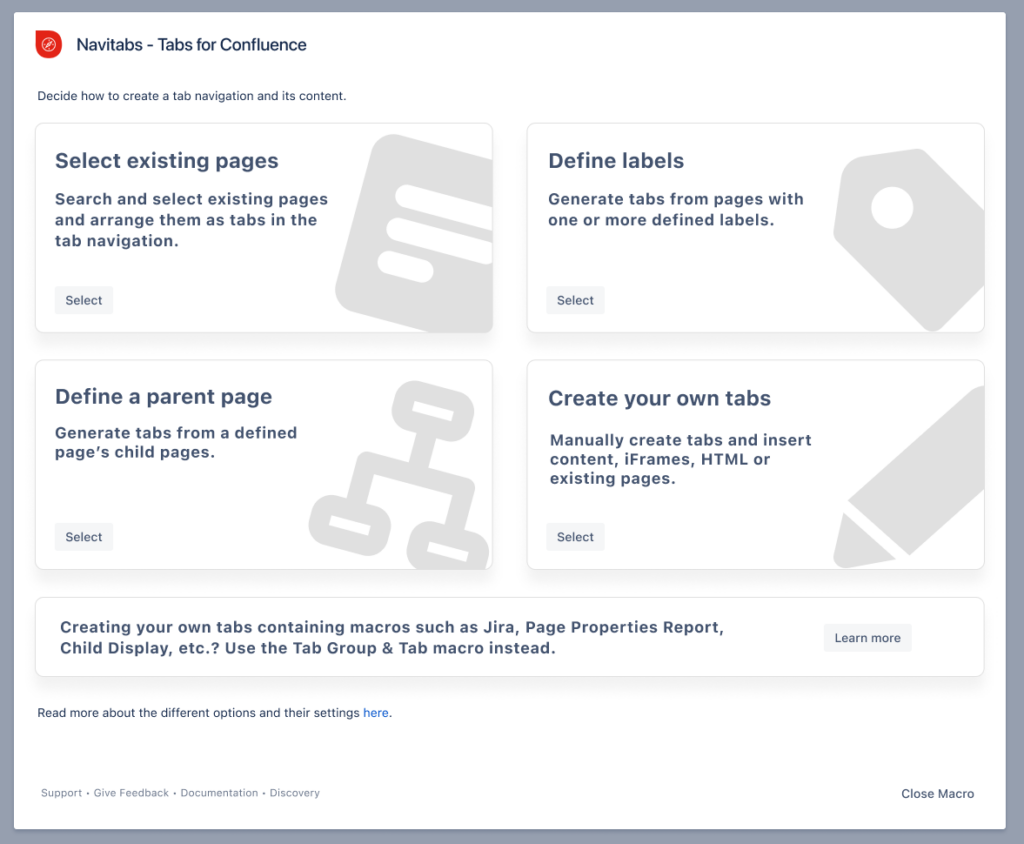 How to Organize Confluence Pages with Confluence Tabs | bitvoodoo apps