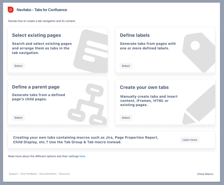 How To Organize Confluence Pages With Confluence Tabs Bitvoodoo Apps