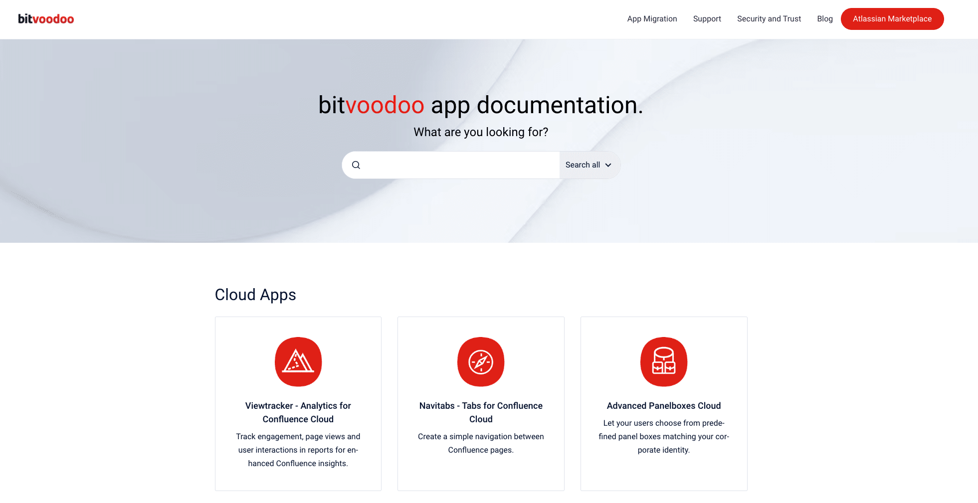 New look for our app documentation - bitvoodoo apps