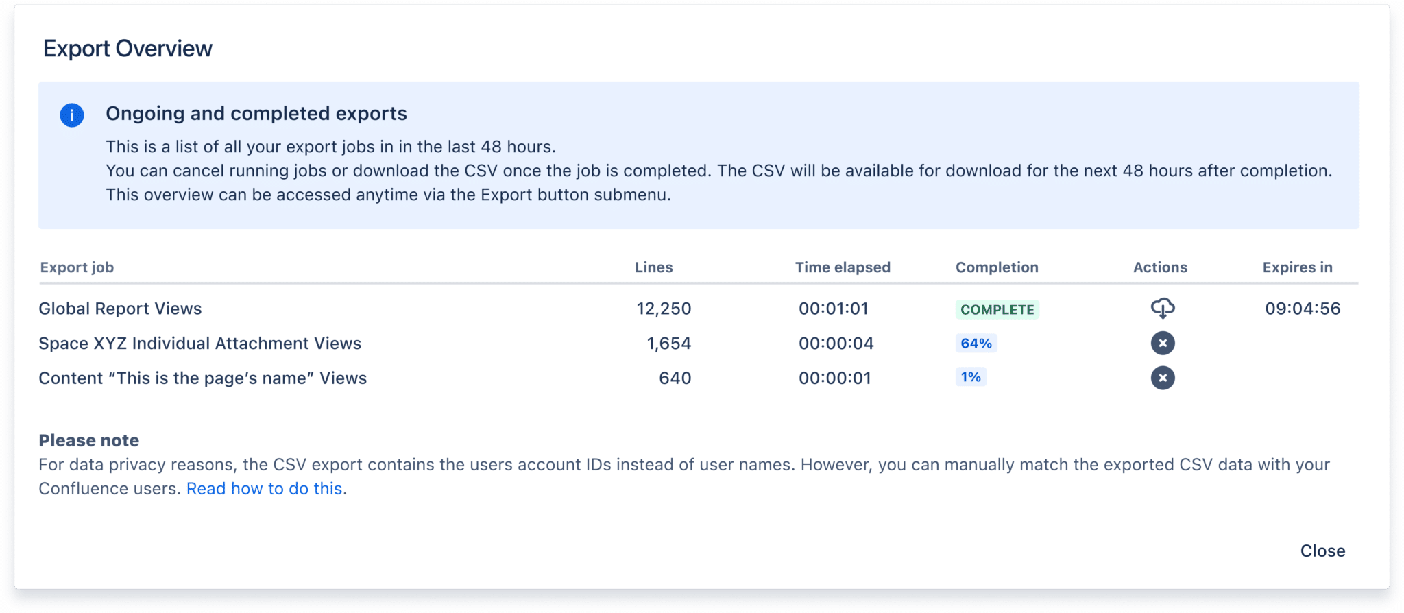 Introducing the Export Overview in Viewtracker - bitvoodoo apps